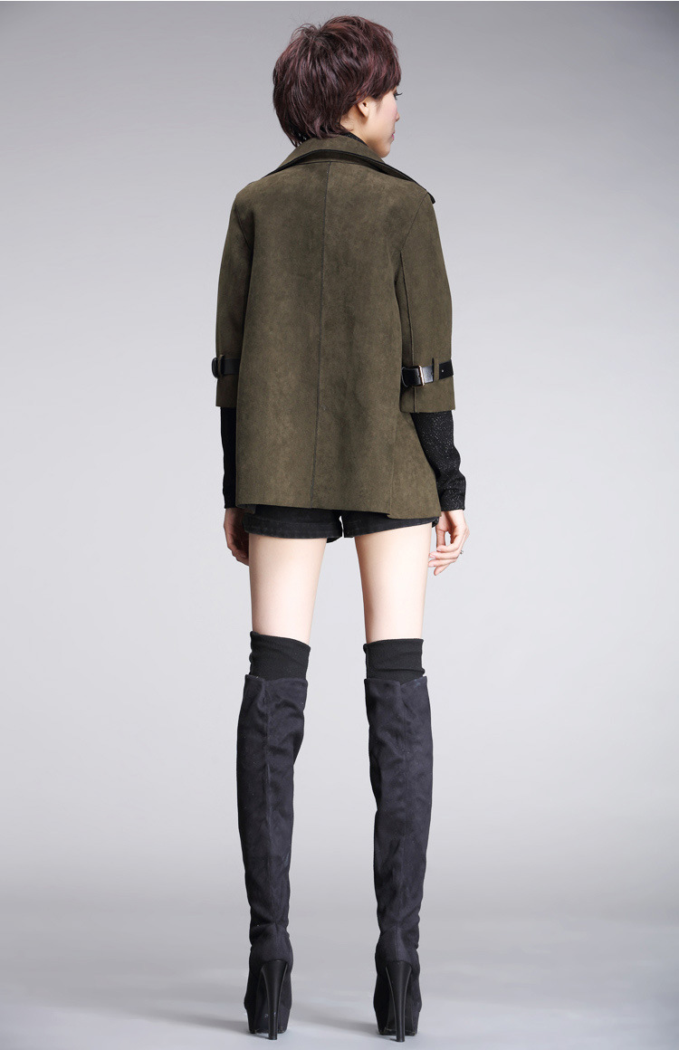 Fashion Women Autumn Winter Trench Coat Jacket Unique Design Outerwear ...