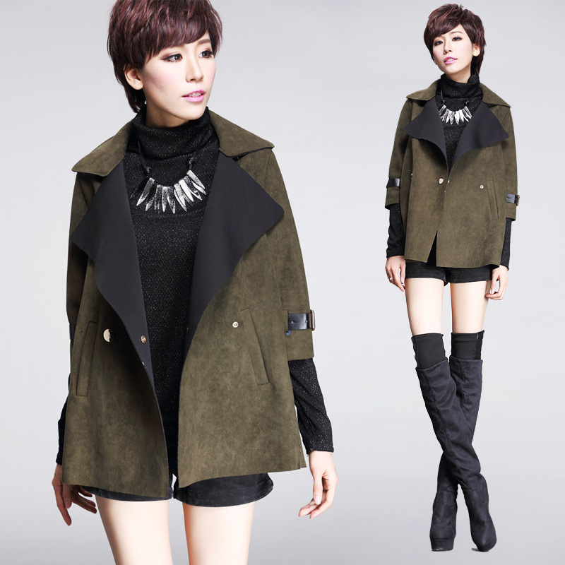 Fashion Women Autumn Winter Trench Coat Jacket Unique Design Outerwear ...